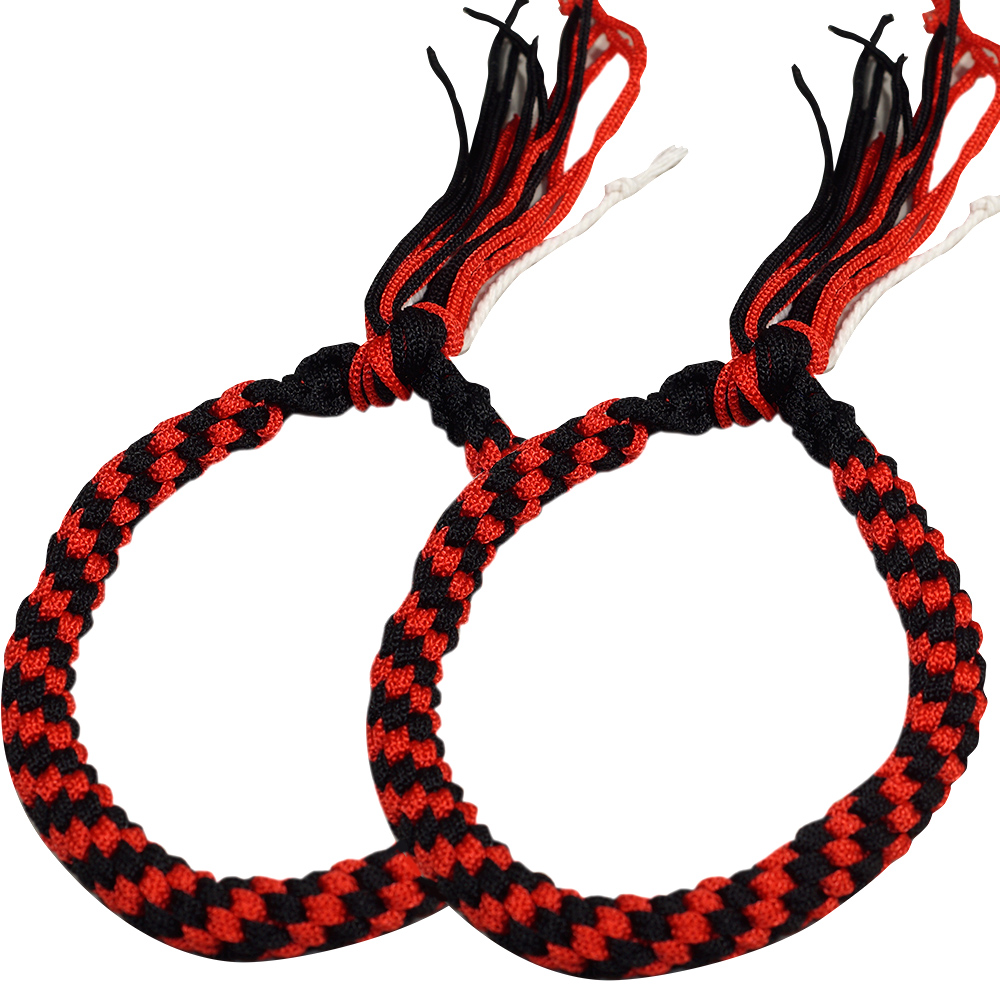 MONGKON AND 2 PRAJITS RED BLACK MUAY THAI HAND MADE